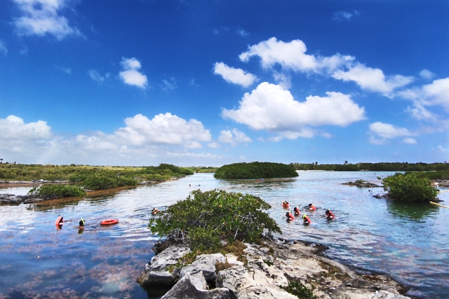 Laguna Yal-Kú en Riviera Maya - Viaje al Atardecer